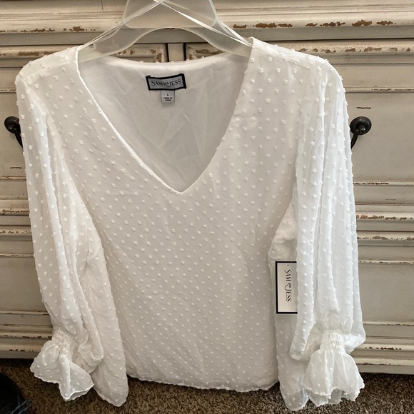 Tops | Sam And Jess Blouse Large | Poshmark